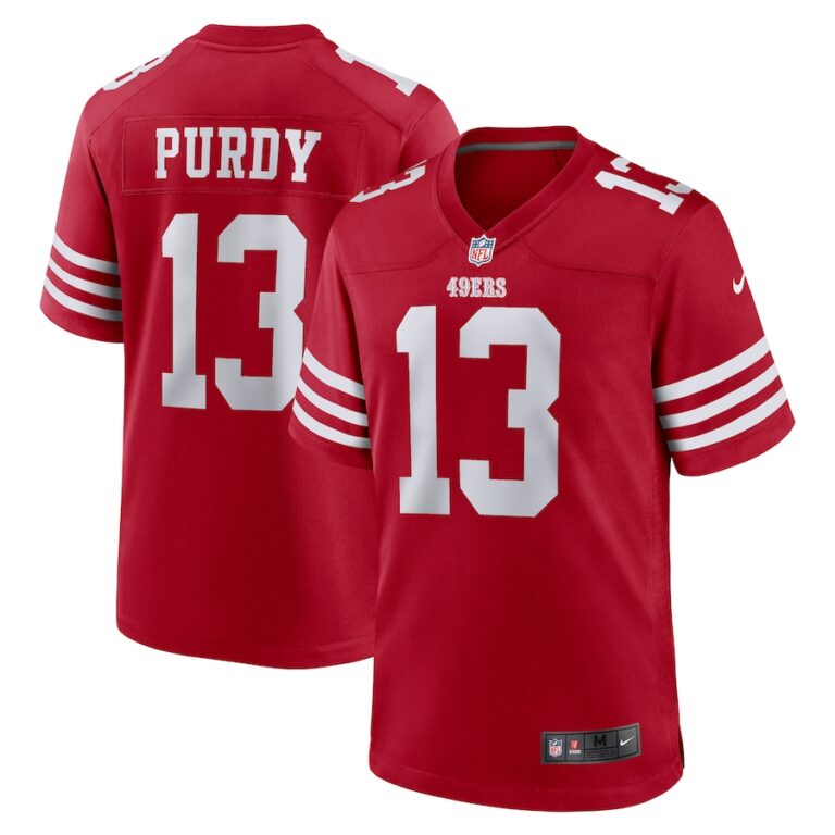 Brock Purdy Jersey 49ers S-2X 3X 3XL 4X 4XL 5X 5XL